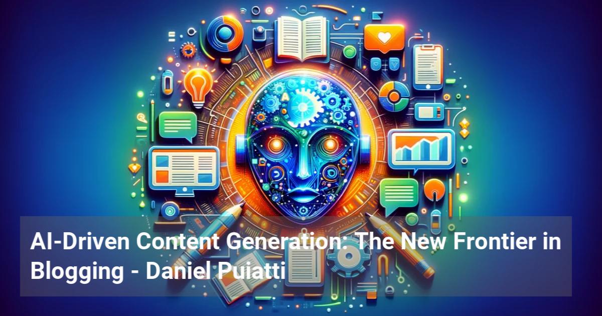 AI-Driven Content Generation: The New Frontier in Blogging – Daniel Puiatti