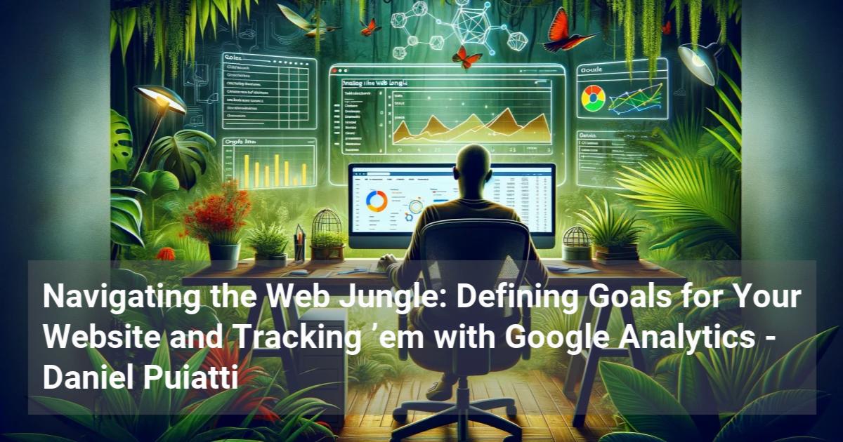 Navigating the Web Jungle: Defining Goals for Your Website and Tracking ’em with Google ...