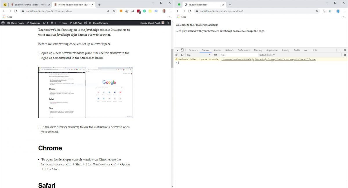 Writing Javascript Code In Your Web Browsers Developer Console 3948