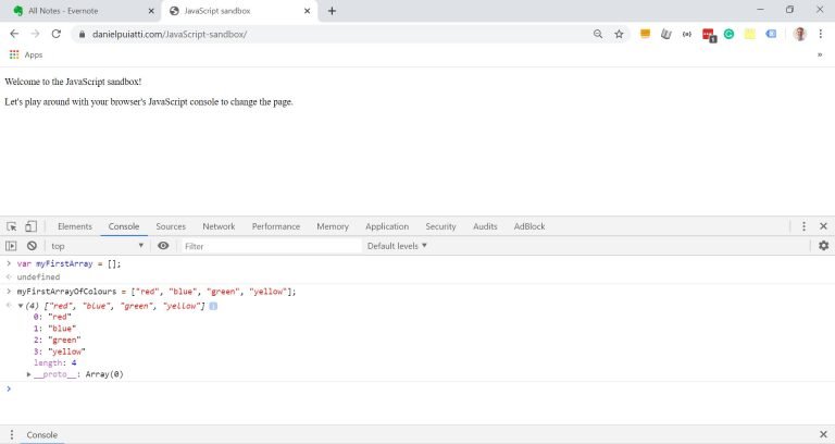 Beginner’s guide to JavaScript arrays – Daniel Puiatti